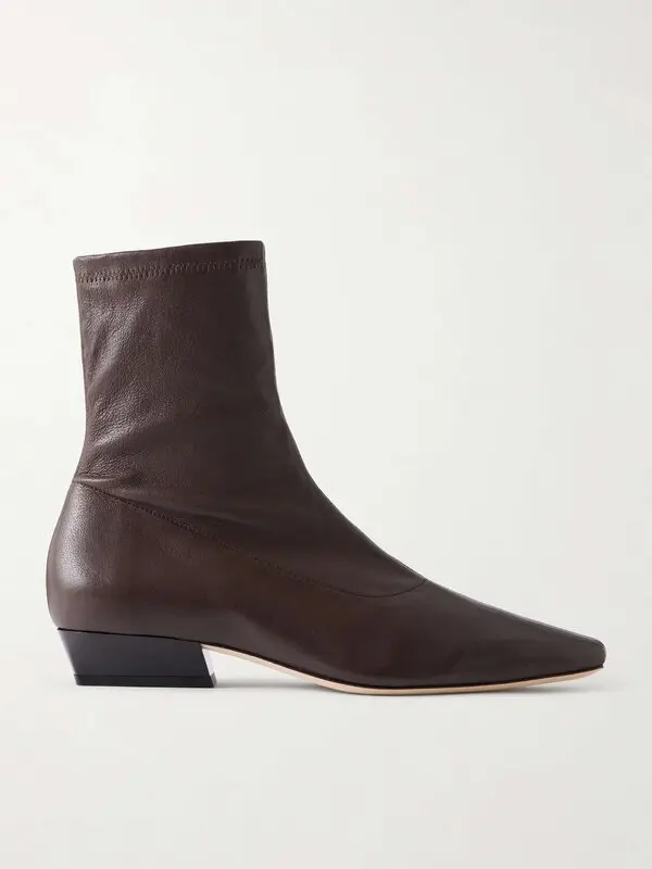 Staud Wally Leather Ankle Boots