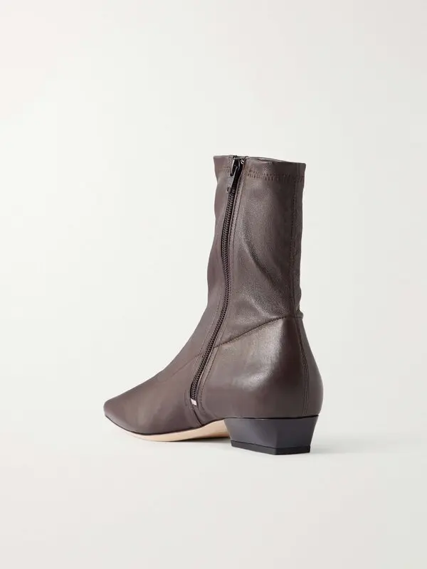 Staud Wally Leather Ankle Boots