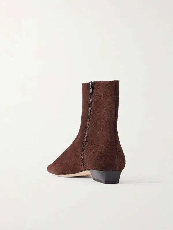 Staud Wally Suede Ankle Boots