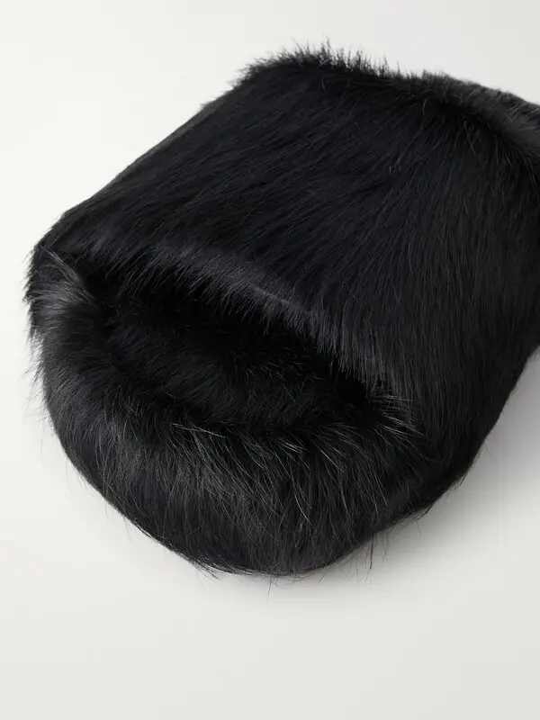 Rick Owens Calf Hair Slides
