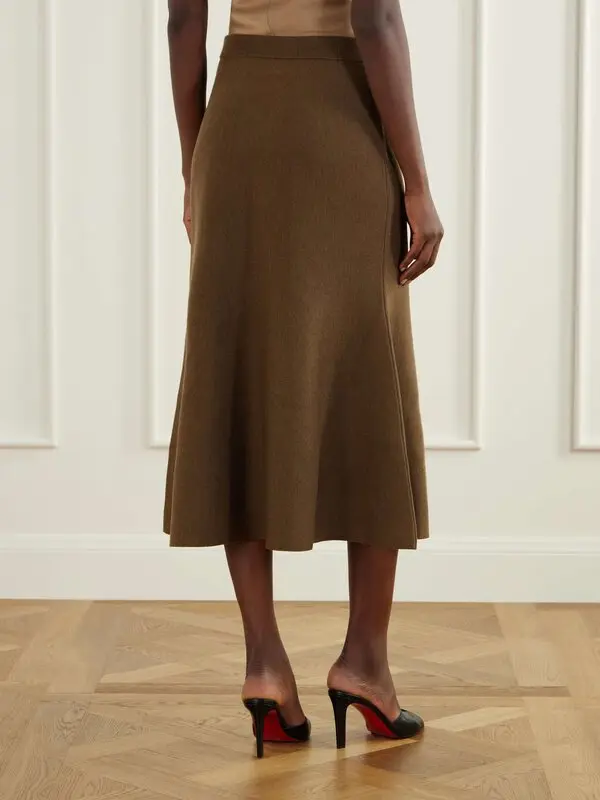 Simkhai Wool Midi Skirt