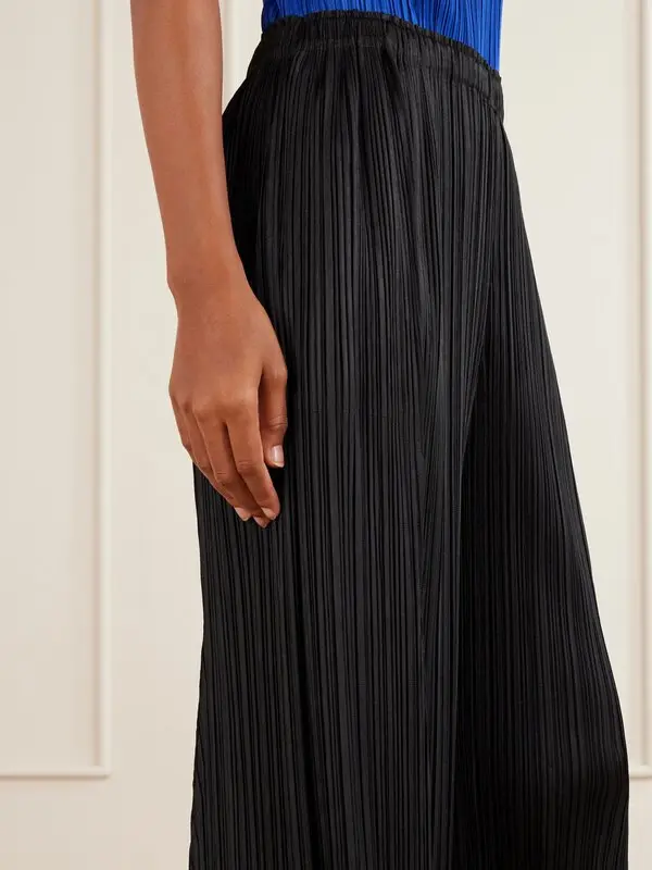 Issey Miyake Bouquet Plissé Wide-leg Pants