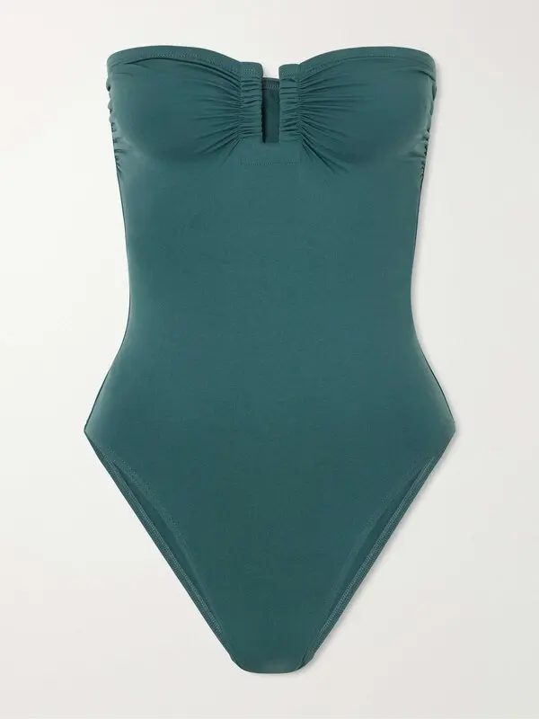 ERES Le Cassiopée Bandeau Swimsuit - Green