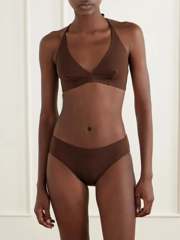 ERES Halter Bikini Top - Brown