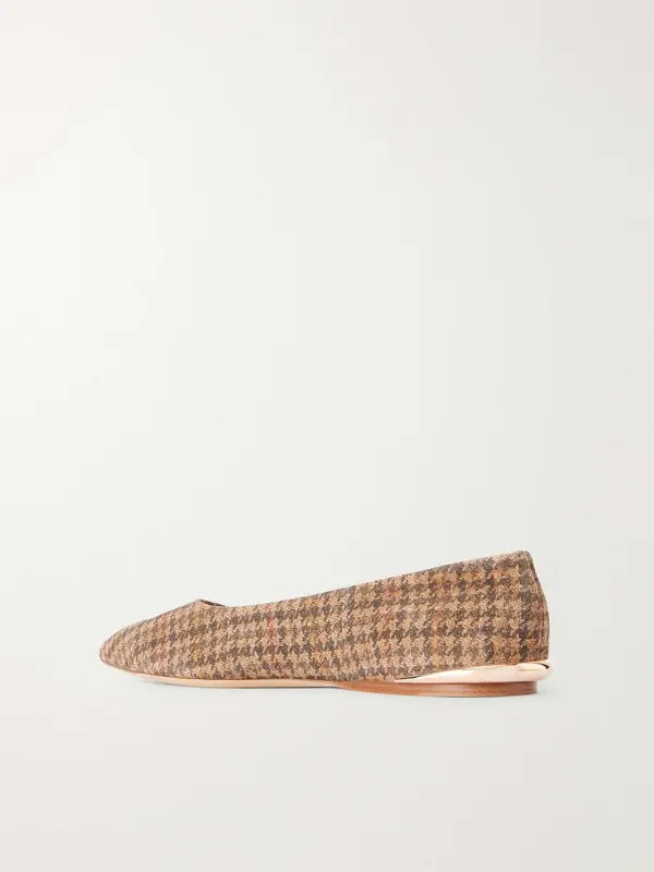 Gabriela Hearst Fleur Printed Suede Flats