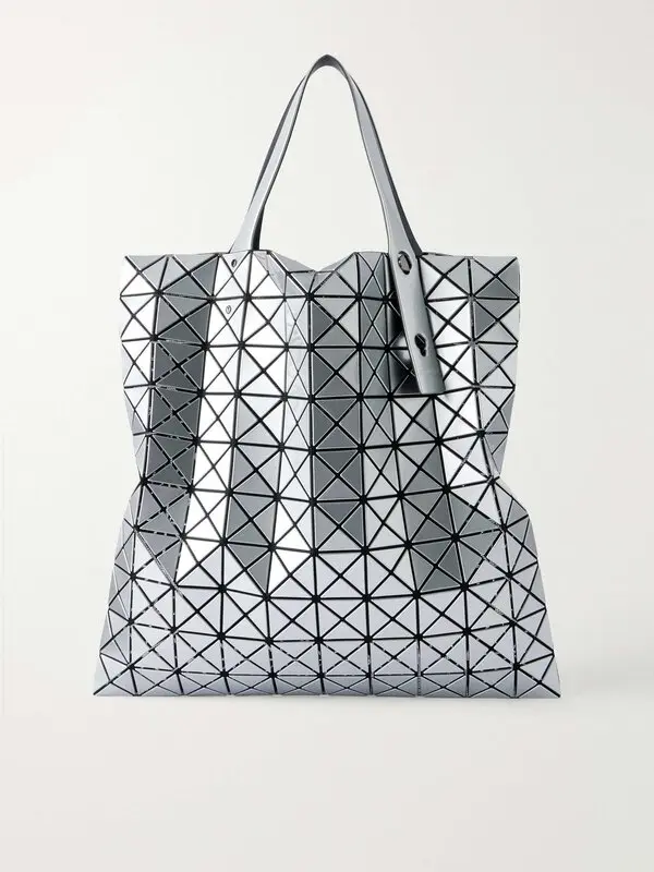 Issey Miyake Prism Paneled Tote Bag - Silver
