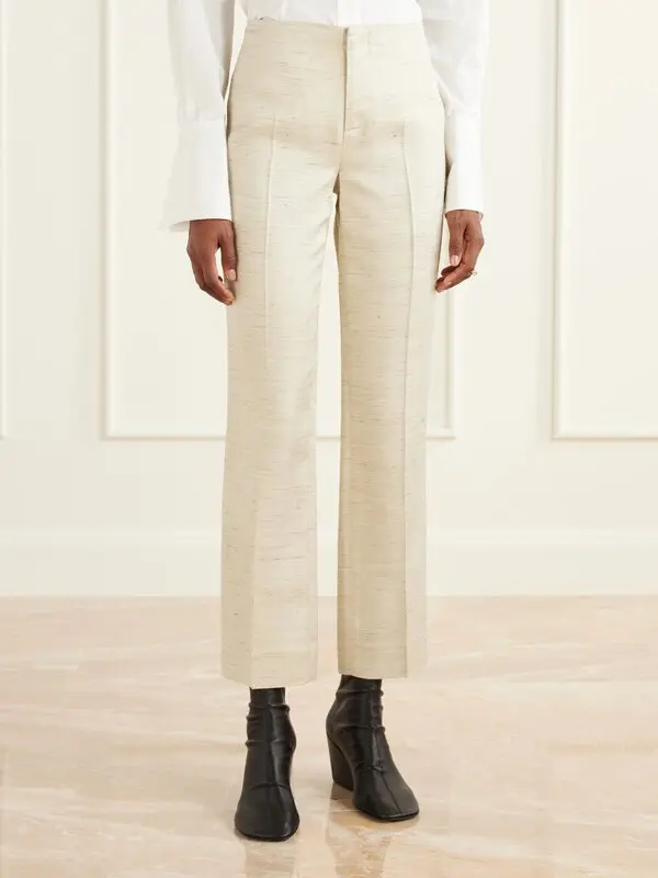 LIBEROWE Lilian Twill Straight-leg Pants
