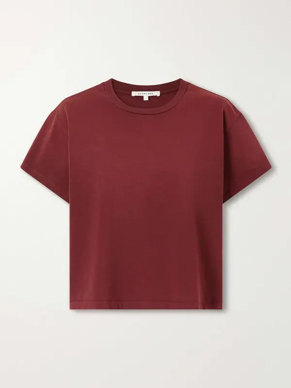 SLVRLAKE Square Cotton-jersey T-shirt