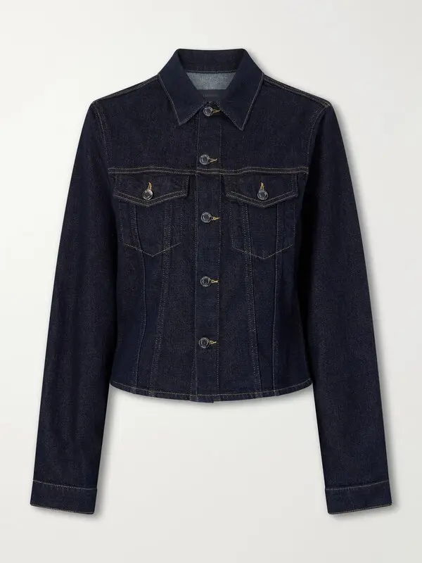 HAIKURE Cherry Denim Jacket - Blue