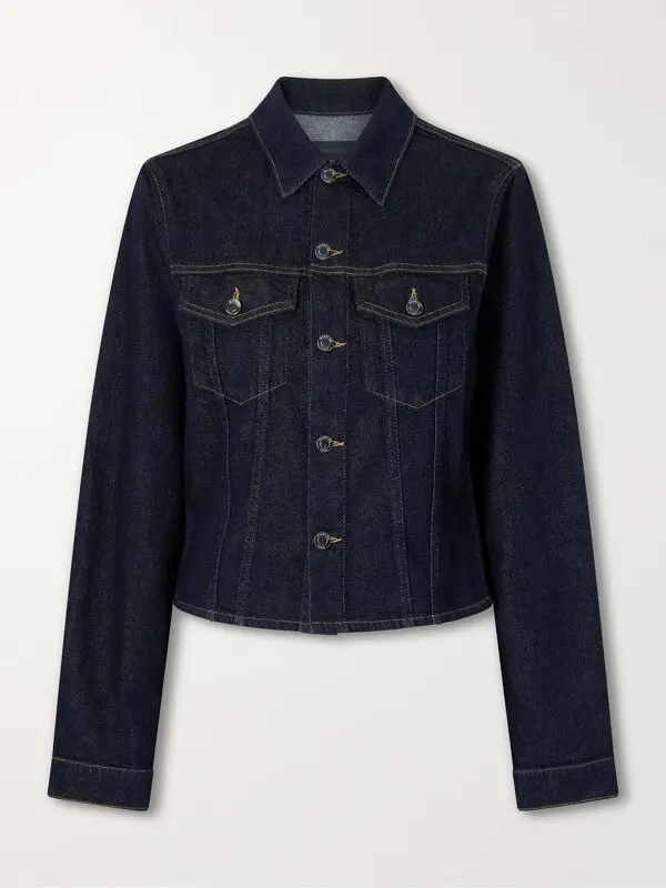 HAIKURE Cherry Denim Jacket - Dark Denim