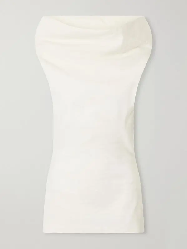 Issey Miyake Stretch Washi-blend Top - Neutrals