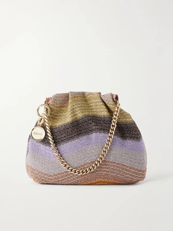 Missoni Raschel Striped Shoulder Bag - Multi