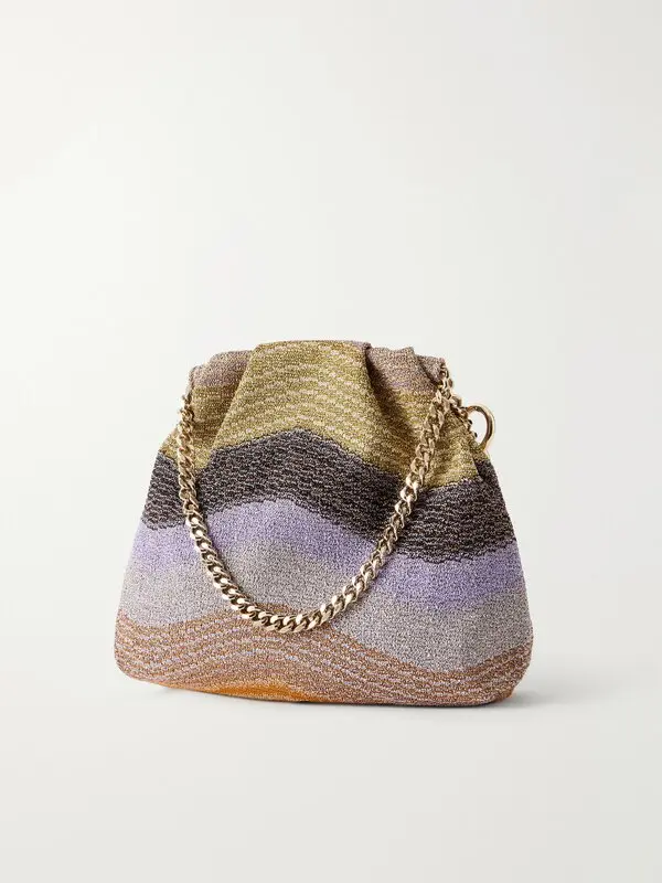 Missoni Raschel Striped Shoulder Bag