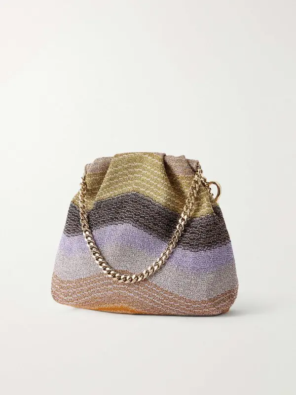 Missoni Raschel Striped Shoulder Bag