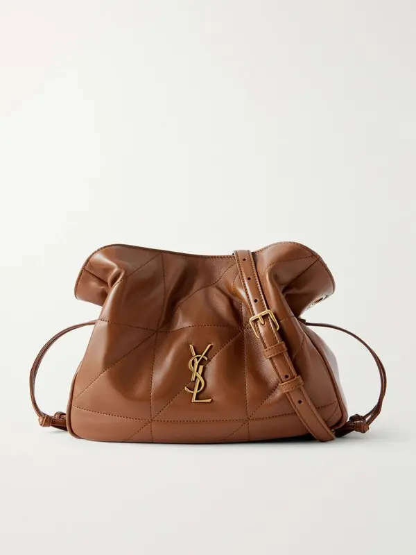 Saint Laurent Jamie Quilted Leather Shoulder Bag - Light Brown