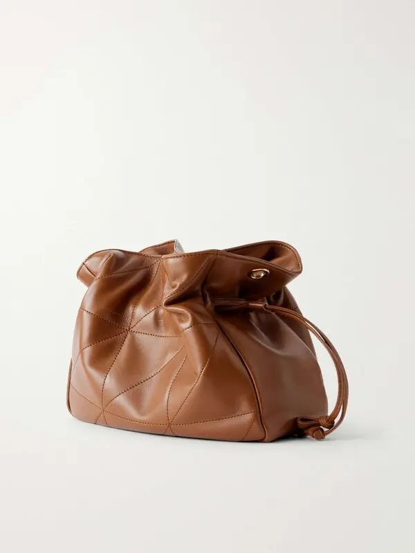 Saint Laurent Jamie Quilted Leather Shoulder Bag - Light Brown