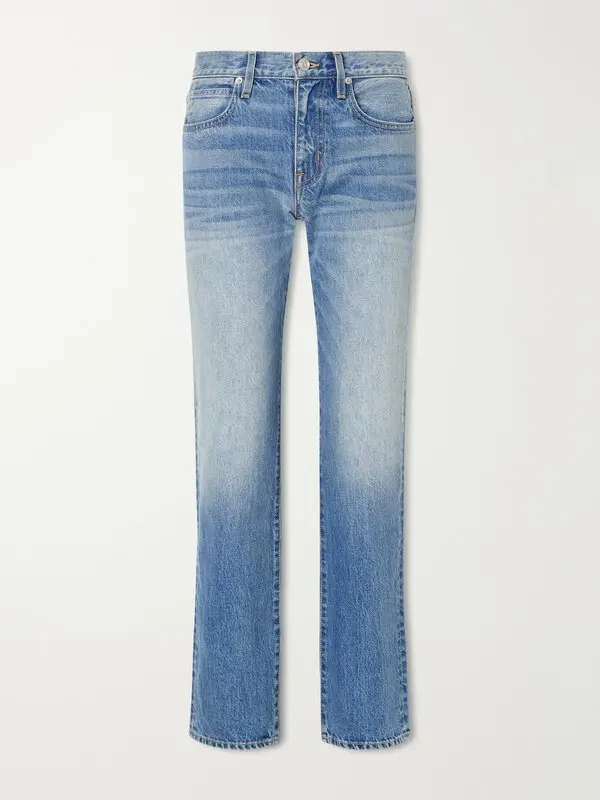 SLVRLAKE Low-rise Straight-leg Jeans - Blue