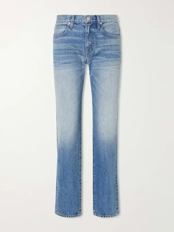 SLVRLAKE Isabel Low-rise Straight-leg Jeans