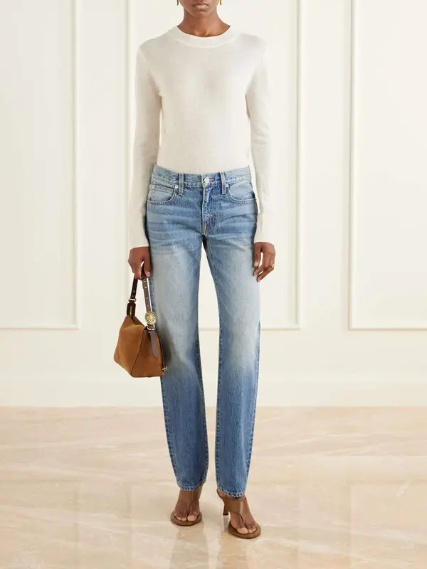 SLVRLAKE Isabel Low-rise Straight-leg Jeans