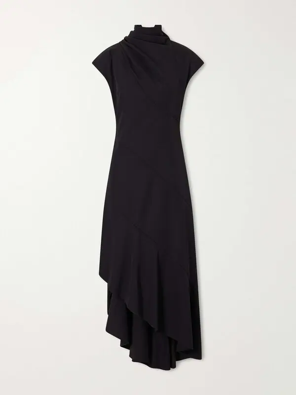 Proenza Schouler Elodine Draped Jersey Maxi Dress