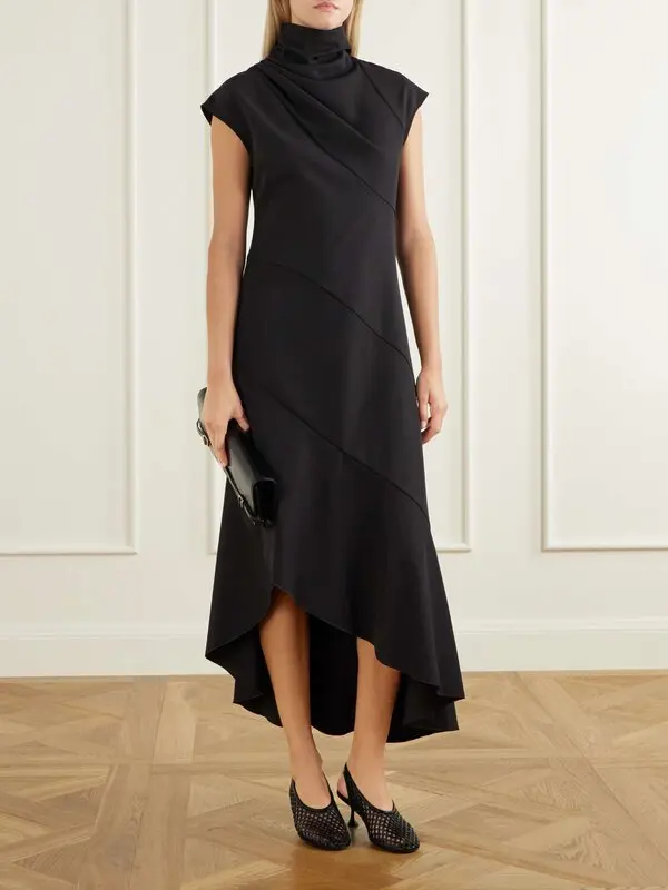 Proenza Schouler Elodine Draped Jersey Maxi Dress