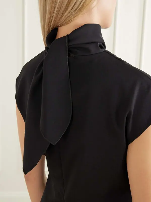 Proenza Schouler Elodine Draped Jersey Maxi Dress