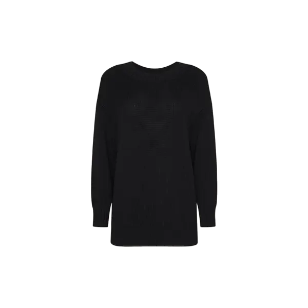L'Agence Loden Pullover - Black