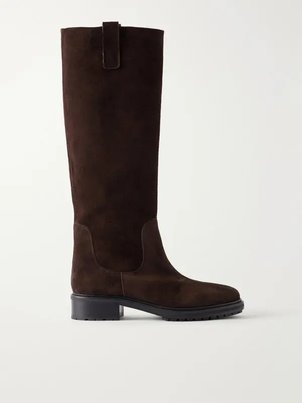 AeydĒ Henry Suede Knee Boots