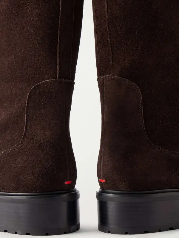 AeydĒ Henry 45 Suede Knee Boots