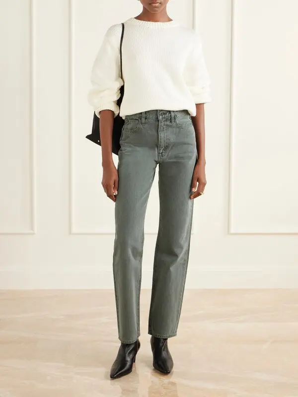 SLVRLAKE High-rise Straight-leg Jeans