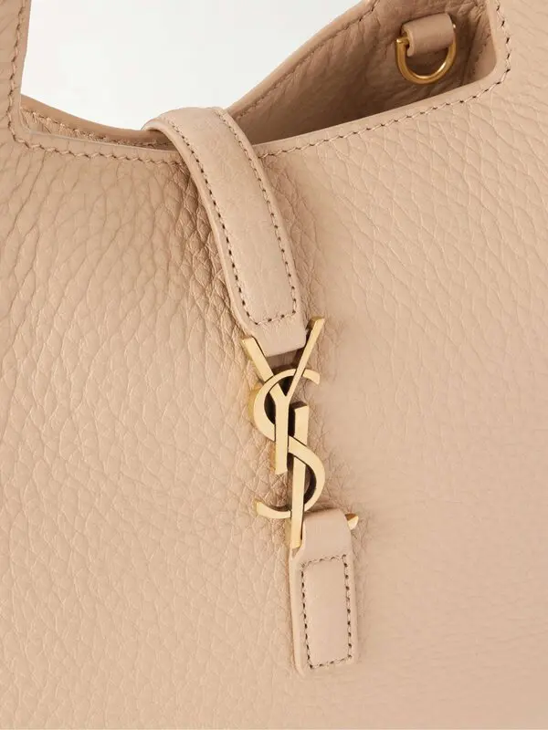 Saint Laurent Le 5 À 7 Bea Mini Textured-leather Tote