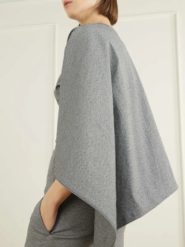 Issey Miyake Allow Draped Stretch Washi-blend Maxi Dress