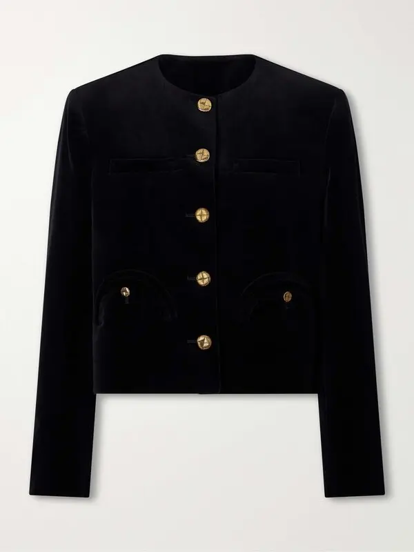 BLAZÉ MILANO Cotton-velvet Jacket