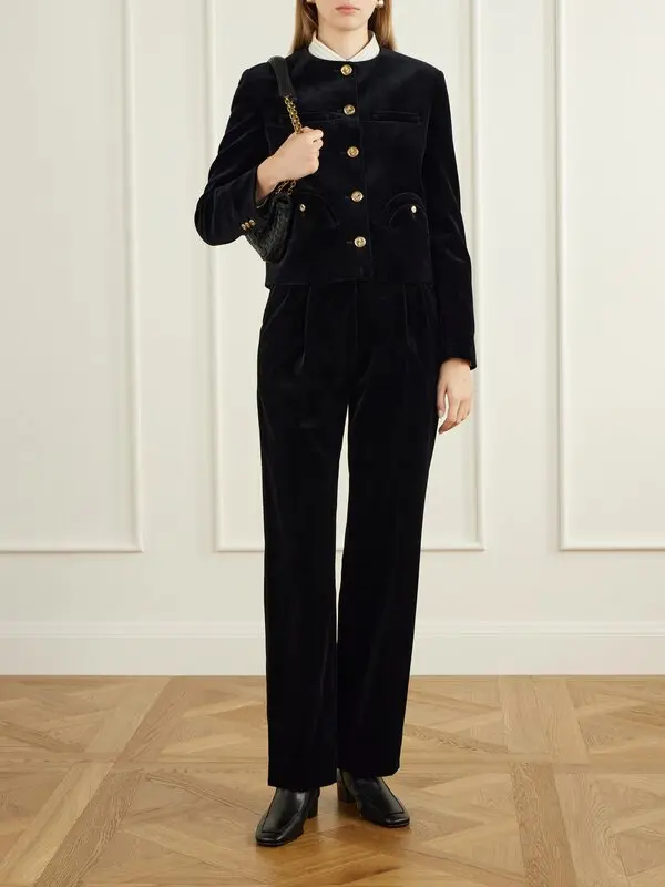 BLAZÉ MILANO Cotton-velvet Jacket