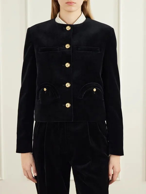 BLAZÉ MILANO Cotton-velvet Jacket