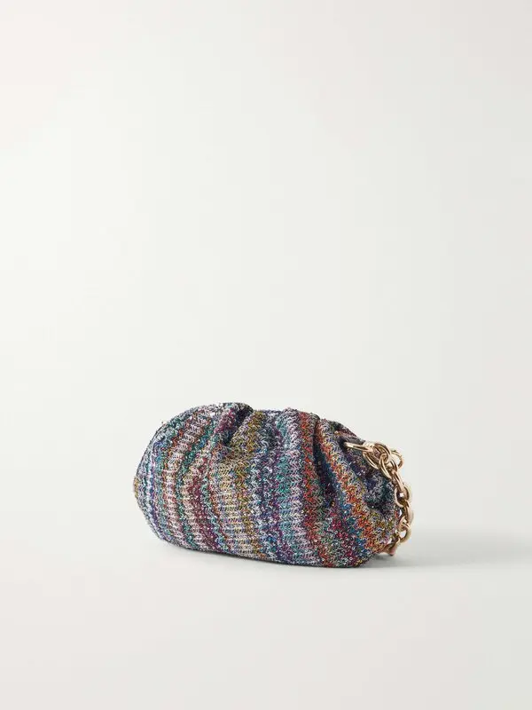 Missoni Caperdoni Sequined Striped Shoulder Bag