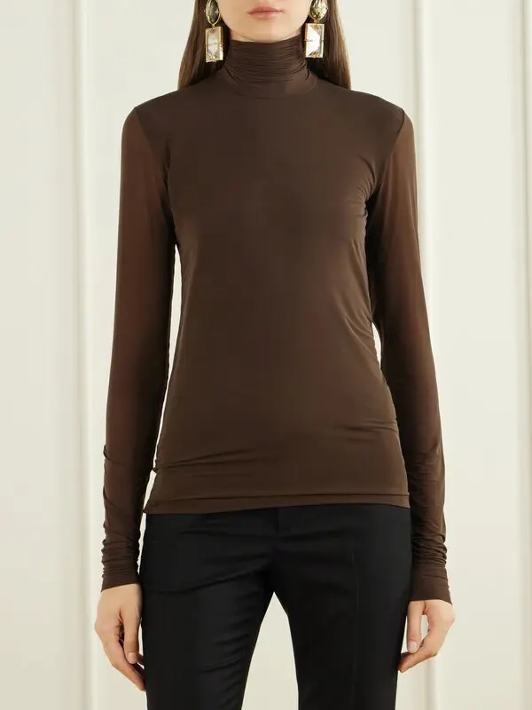 Saint Laurent Crepe De Chine Top