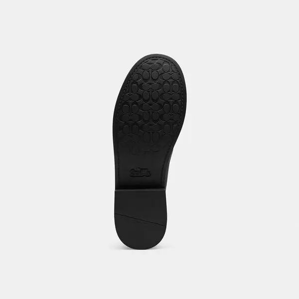 COACH Soft Suede Loafers - Black