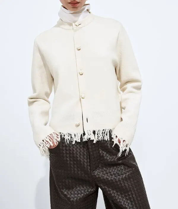 Bottega Veneta Wool Felted Cardigan