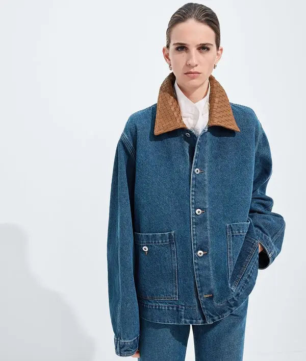 Bottega Veneta Medium Indigo Denim Jacket