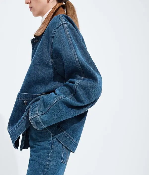 Bottega Veneta Medium Indigo Denim Jacket