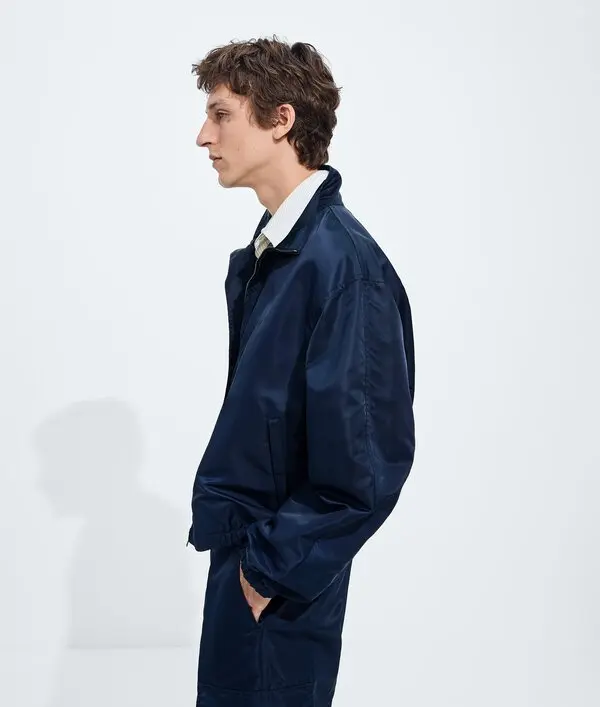 Bottega Veneta Satin Nylon Blouson
