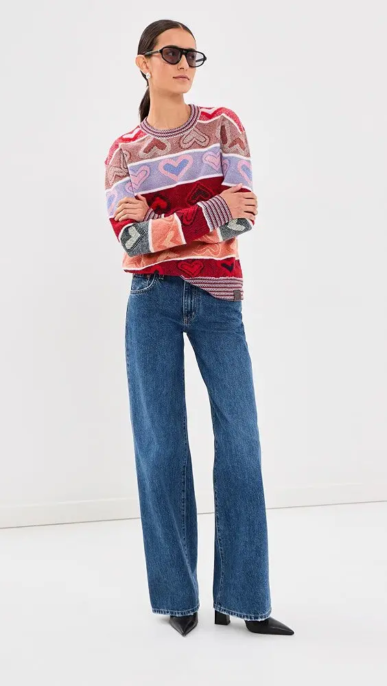 Stella McCartney Heart Fair Isle Sweater