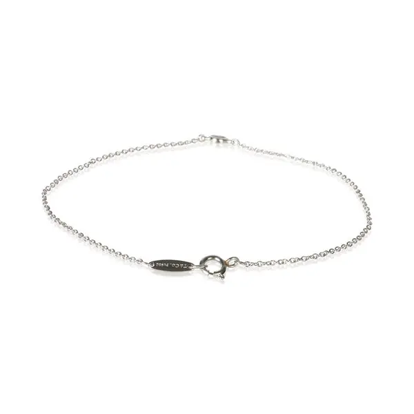 Tiffany & Co. Sapphire Elsa Peretti Color The Yard Bracelet - Platinum