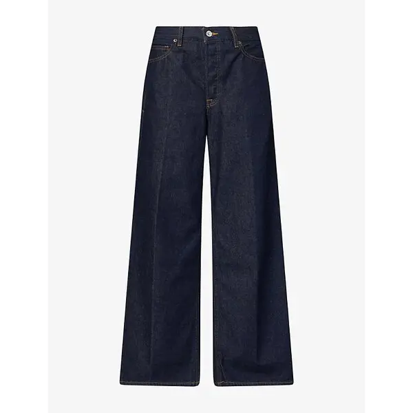 Good American Vintage Low Slung Baggy Denim Jeans - Rinse