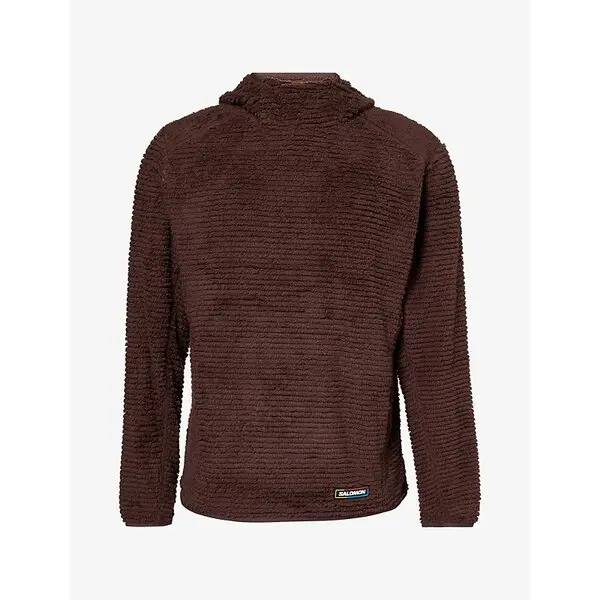 SALOMON Thernova Hooded Fleece Jumper - Coffee Bean