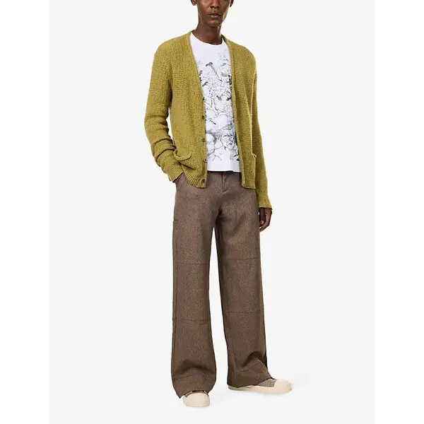 BASKETCASE Dagger Wide-leg Woven Trousers