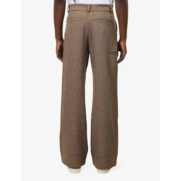BASKETCASE Dagger Wide-leg Woven Trousers