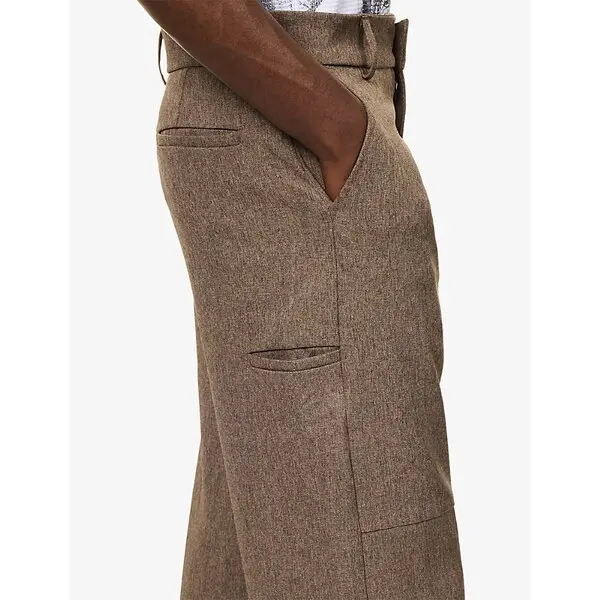 BASKETCASE Dagger Wide-leg Woven Trousers