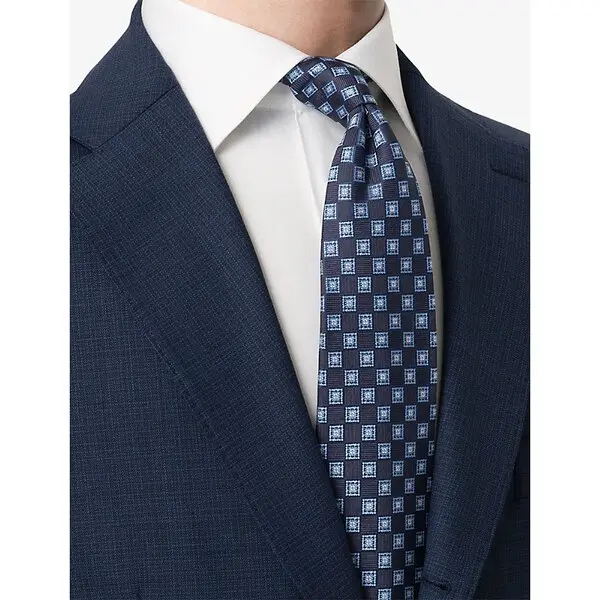 Eton Medallion Woven Silk Tie